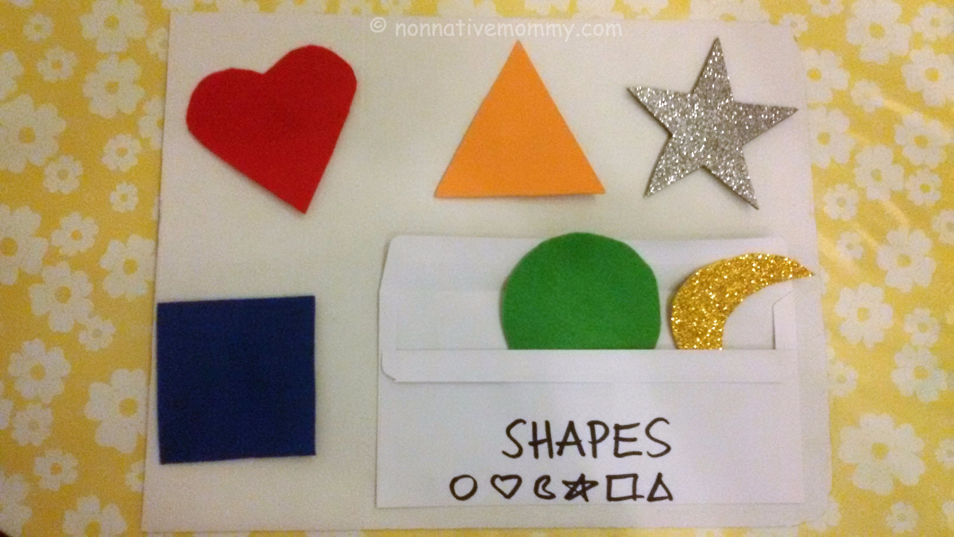 Shape board for toddlers – Non-native Mommy