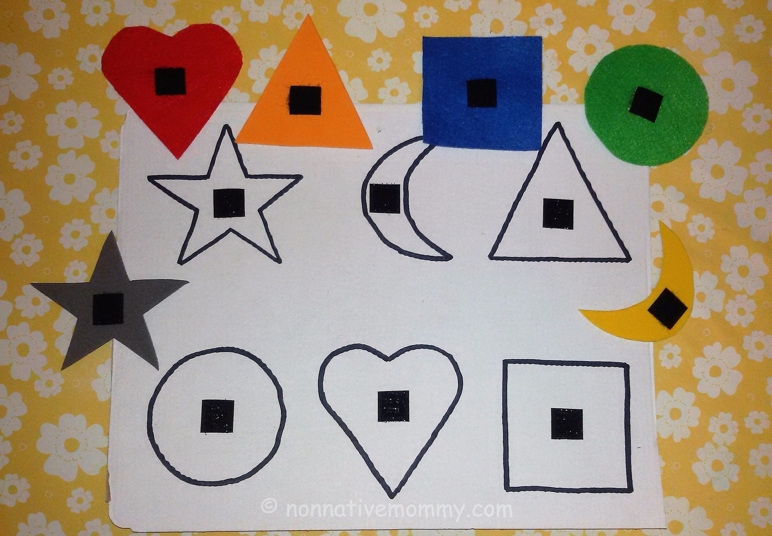 Shape board for toddlers – Non-native Mommy