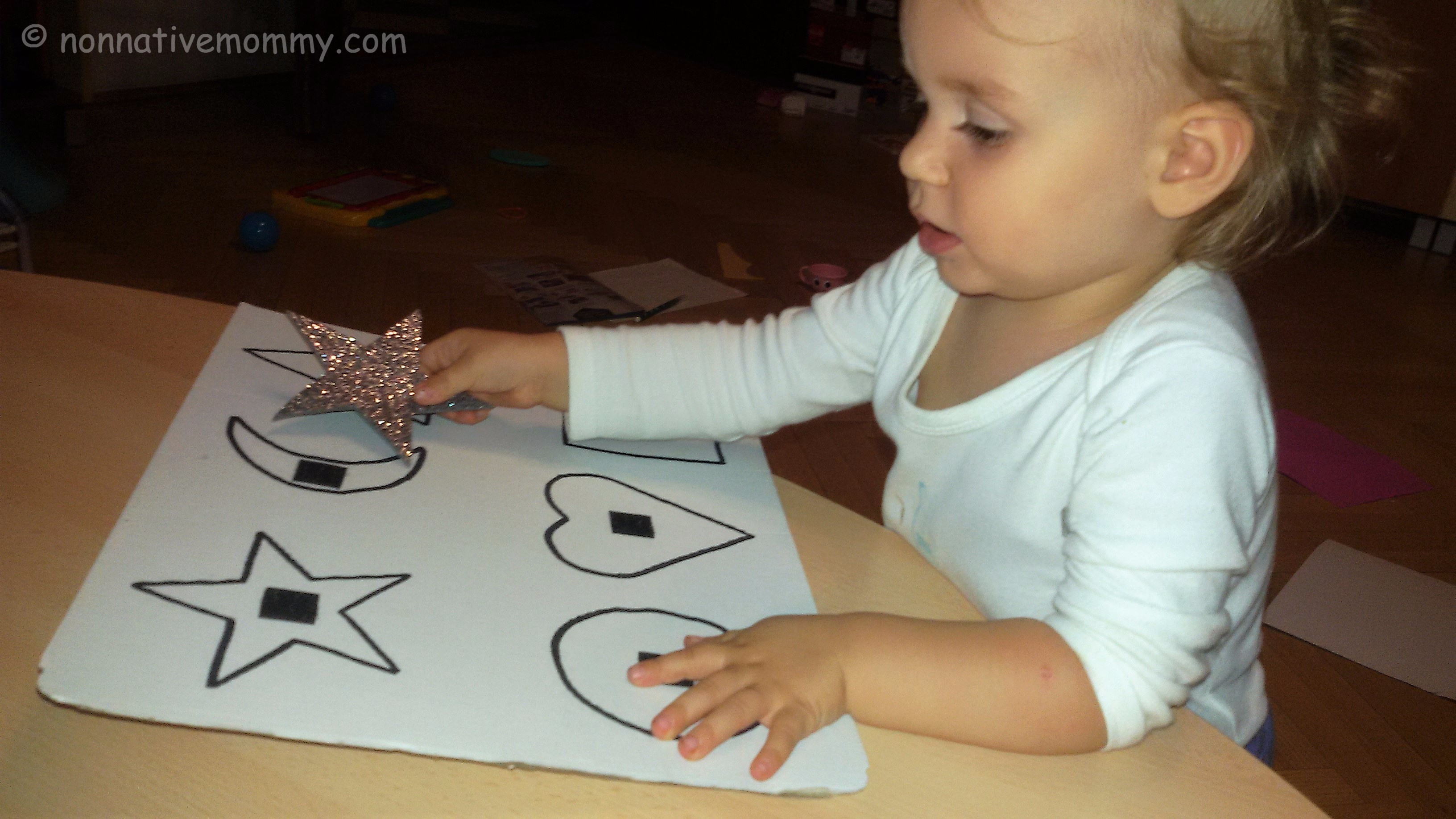 Shape board for toddlers – Non-native Mommy