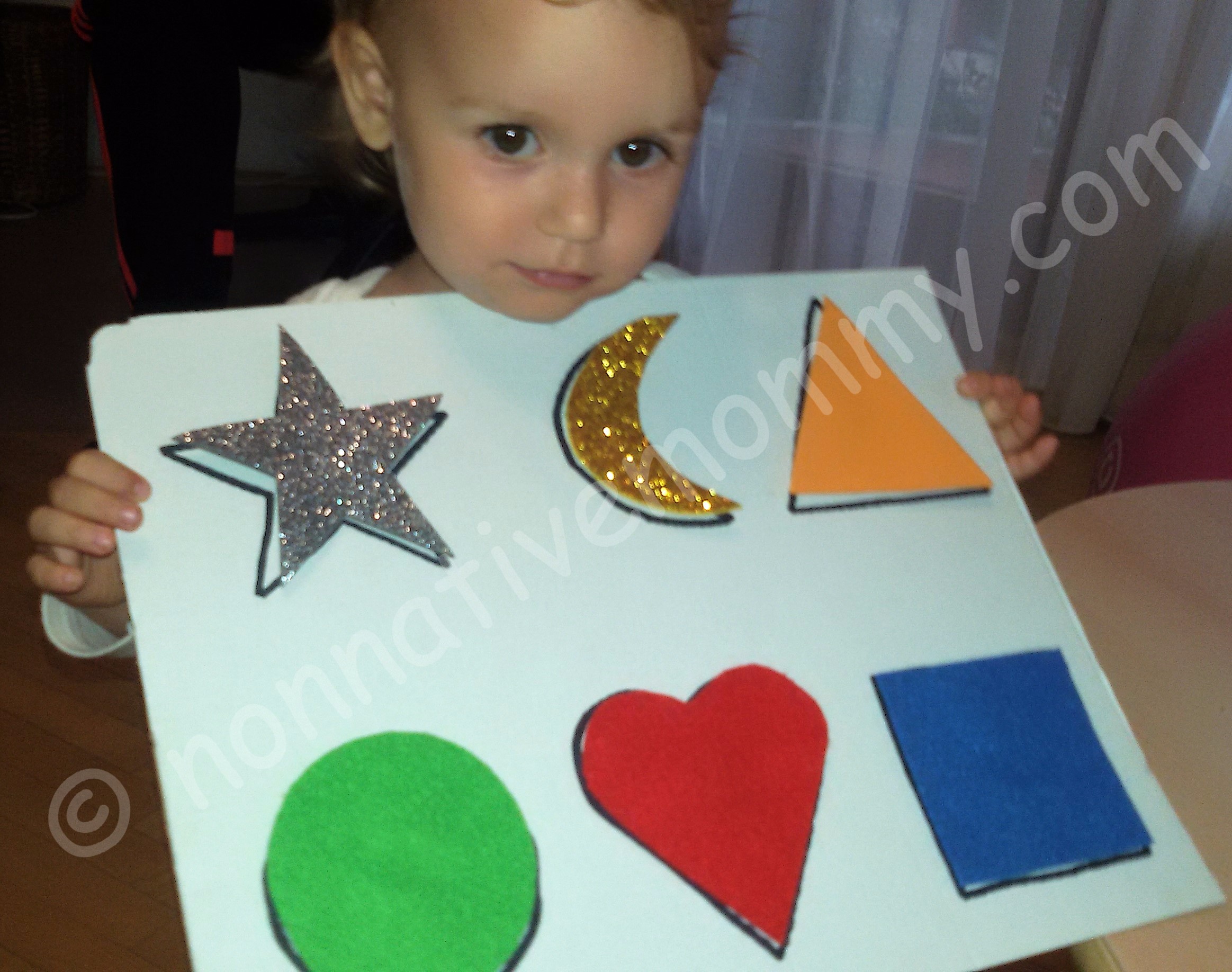 Shape board for toddlers – Non-native Mommy