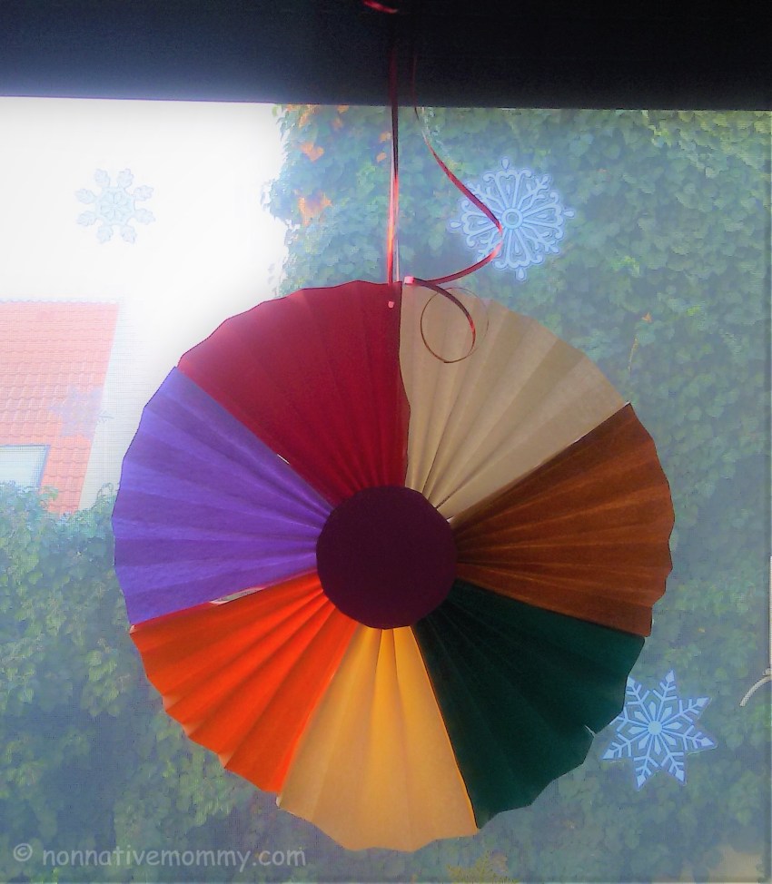 Carnival fan decor – Non-native Mommy