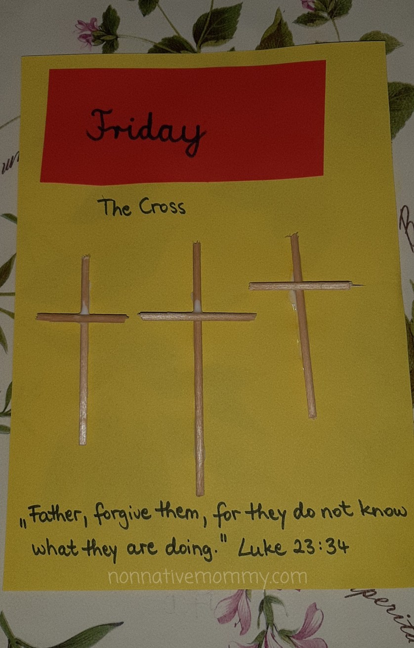 Holy Week Calendar – Non-native Mommy